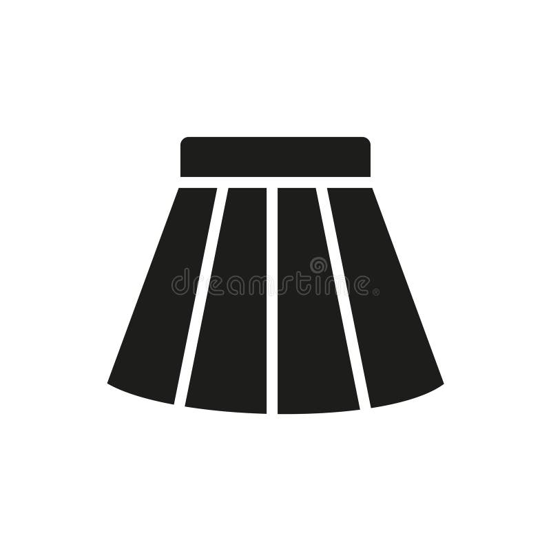 Skirt Icon Vector Design Templates Simple and Modern Stock Illustration ...