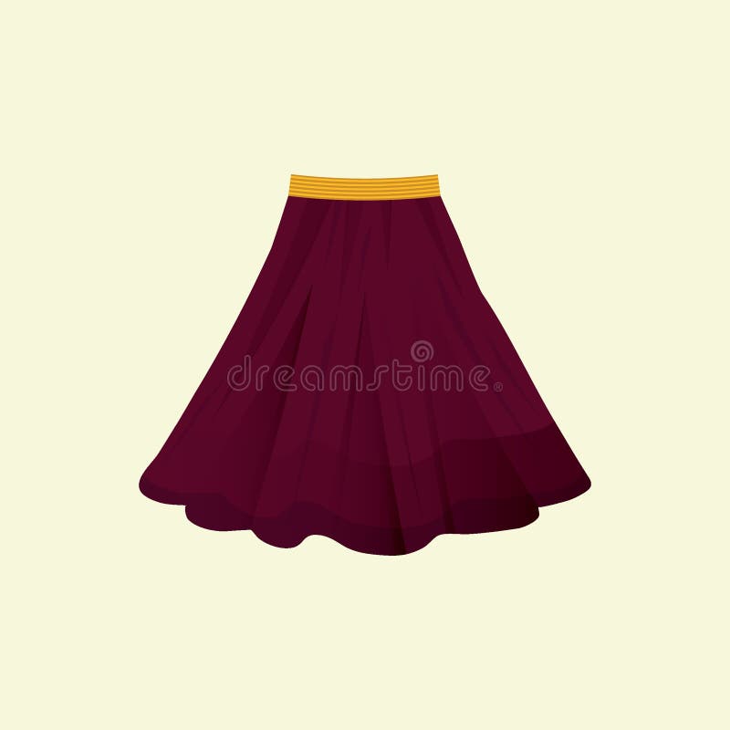 Skirt. Vector Illustration Decorative Design Stock Vector ...