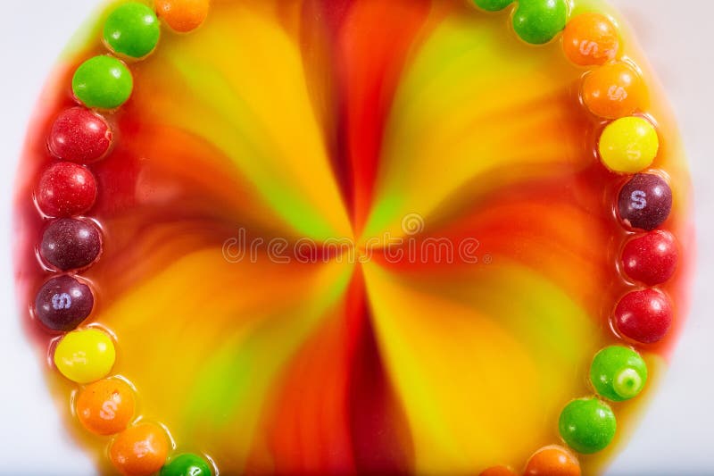 Skittles Candy Rainbow Psychedelic Abstract Art Prism Flower Background ...