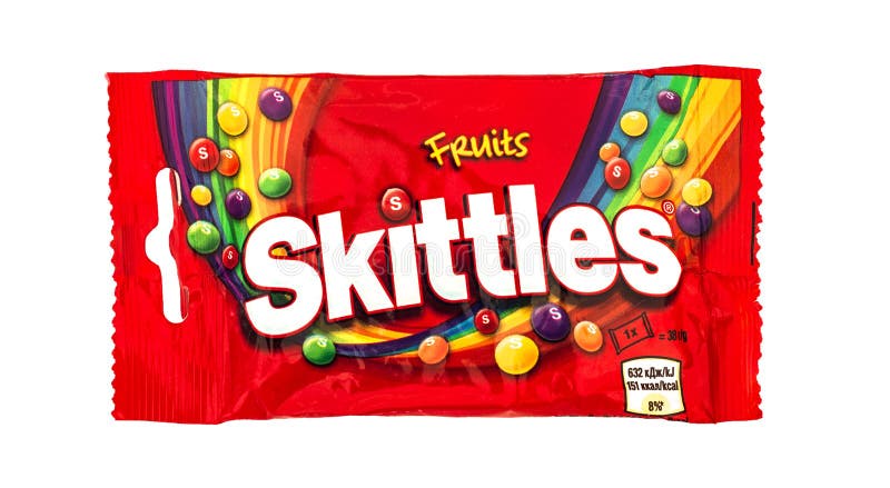 Skittles (by Mars) Fruit Dragee Candies Editorial Stock Image - Image ...