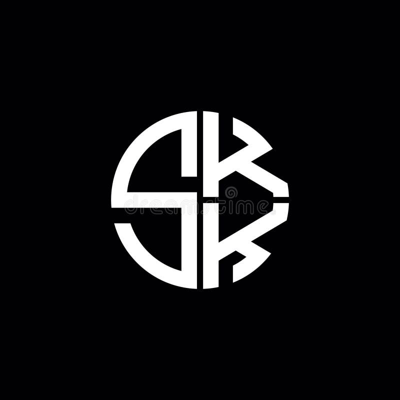 Skk Circle Emblem Abstract Monogram Stock Illustrations – 3 Skk Circle ...