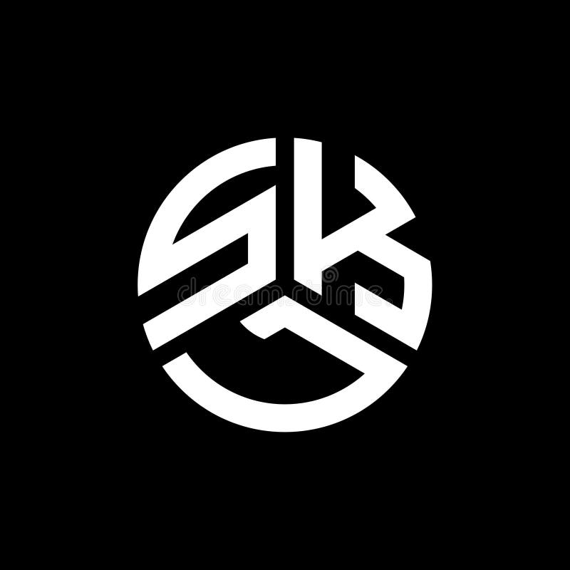 SKL Letter Logo Design on Black Background. SKL Creative Initials ...