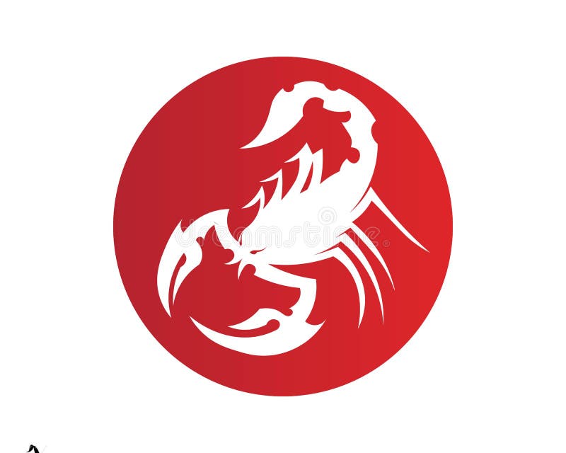 Skorpions-Logo Template Vetor-Illustration Vektor Abbildung ...