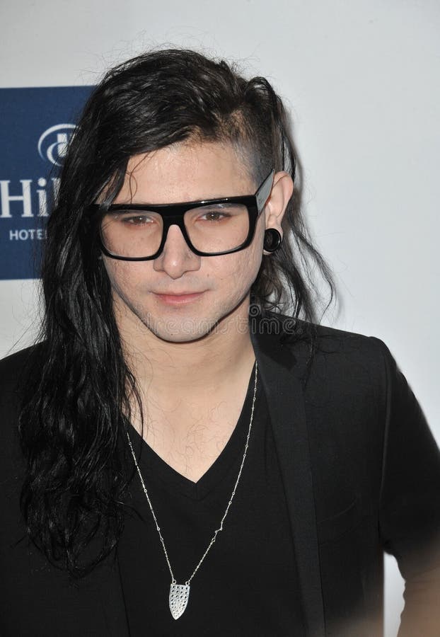 Skrillex editorial stock image. Image of grammy, paul - 23574564