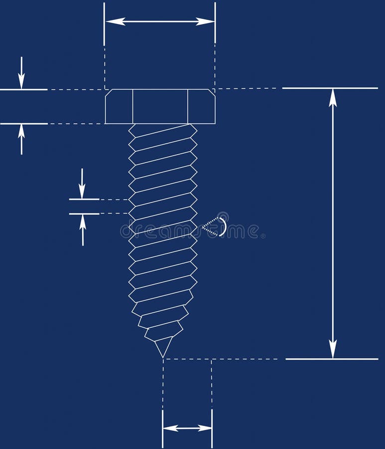 Teknisk Ritning Med Ortografiska Vyer Från 3d-modell. Första ...