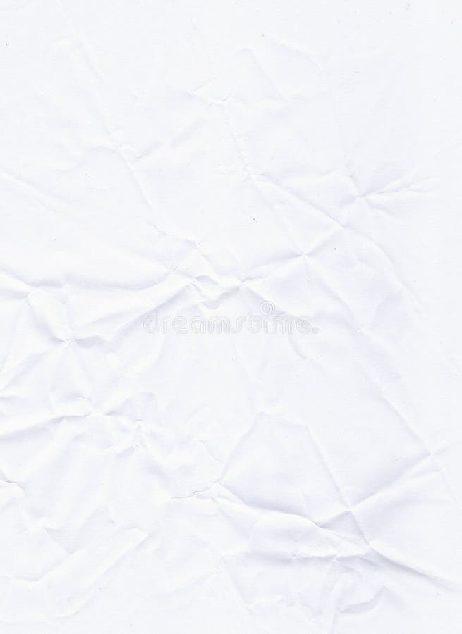 Skrynklat Papper arkivfoto. Bild av veck, vitt, rynkigt - 17755332