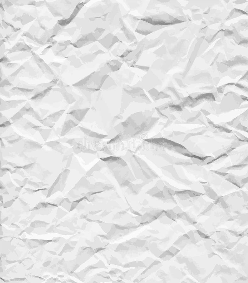 Skrynkligt papper vektor illustrationer. Illustration av sida - 34266324