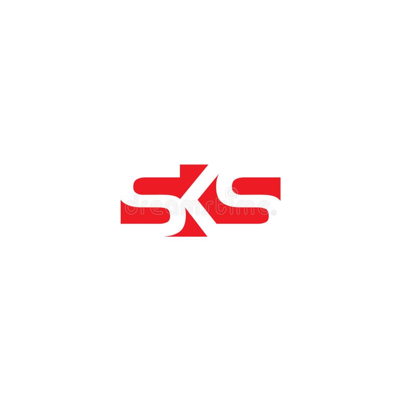 SKS Letter Monogram Initial Logo Design Template Vector Illustration ...