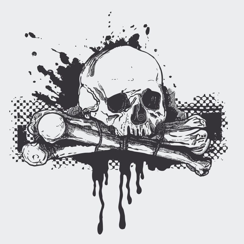 Computer Virus Skull Concept Stock Vector - Illustration of attack ...