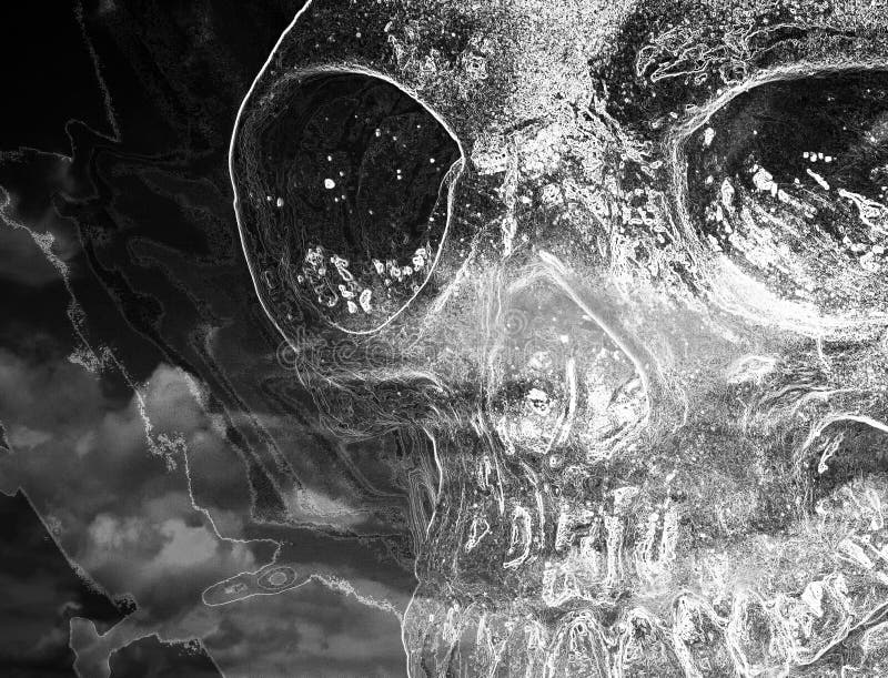 England flag skull stock illustration. Illustration of england - 25623307