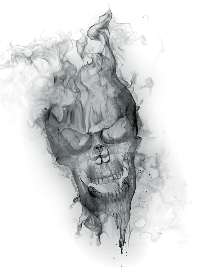 Bleeding skull stock vector. Illustration of gothic, ghoul - 34515985