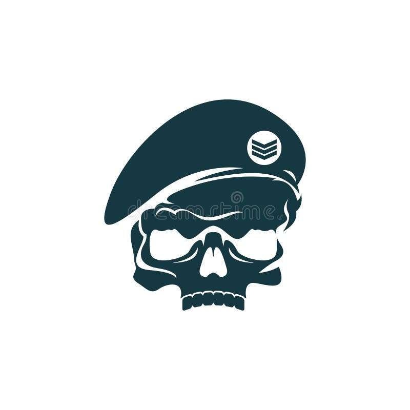 Skull Army Logo Vector Illustrations Design Icon Stock Vector ...