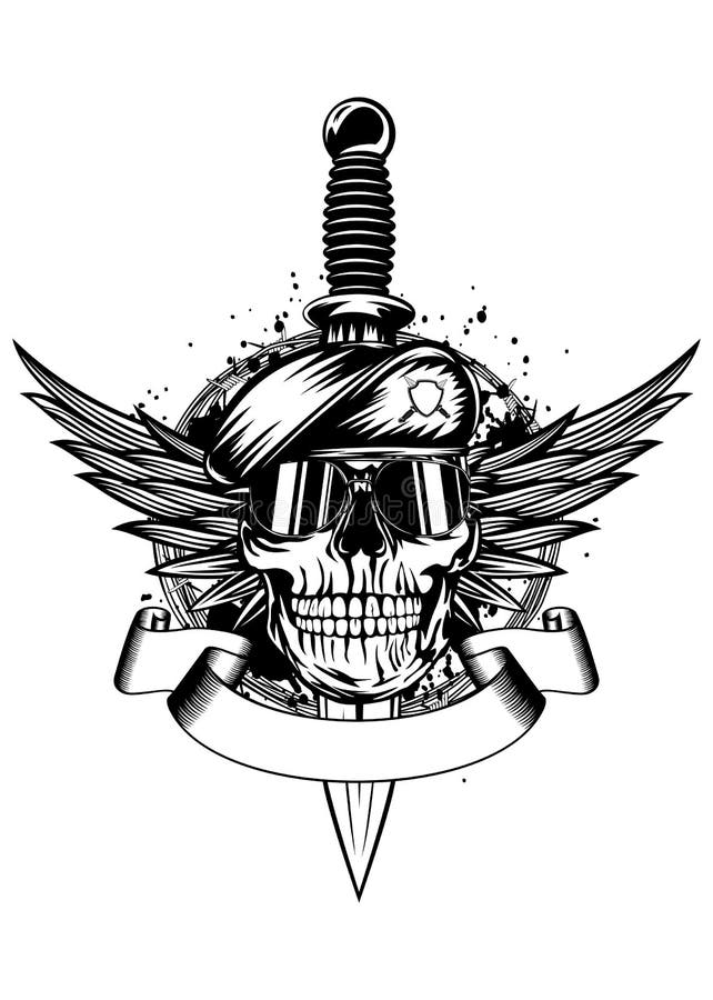 Marine Skull Designs