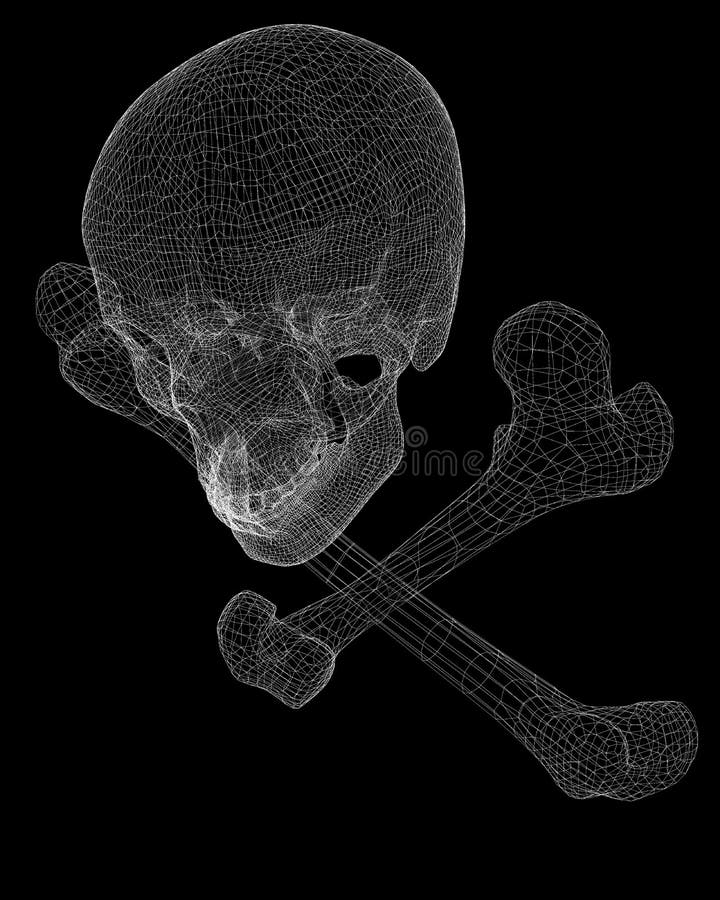 Skull and Bones stock illustration. Illustration of head - 66843353