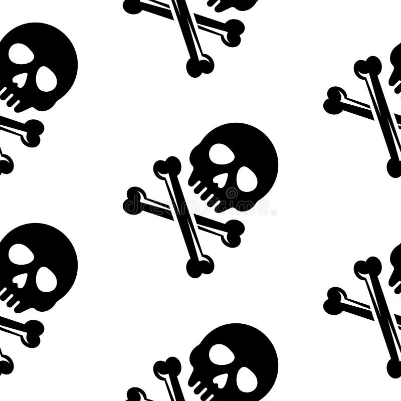 Seamless Skull Emo Design Stock Illustrations – 217 Seamless Skull Emo ...