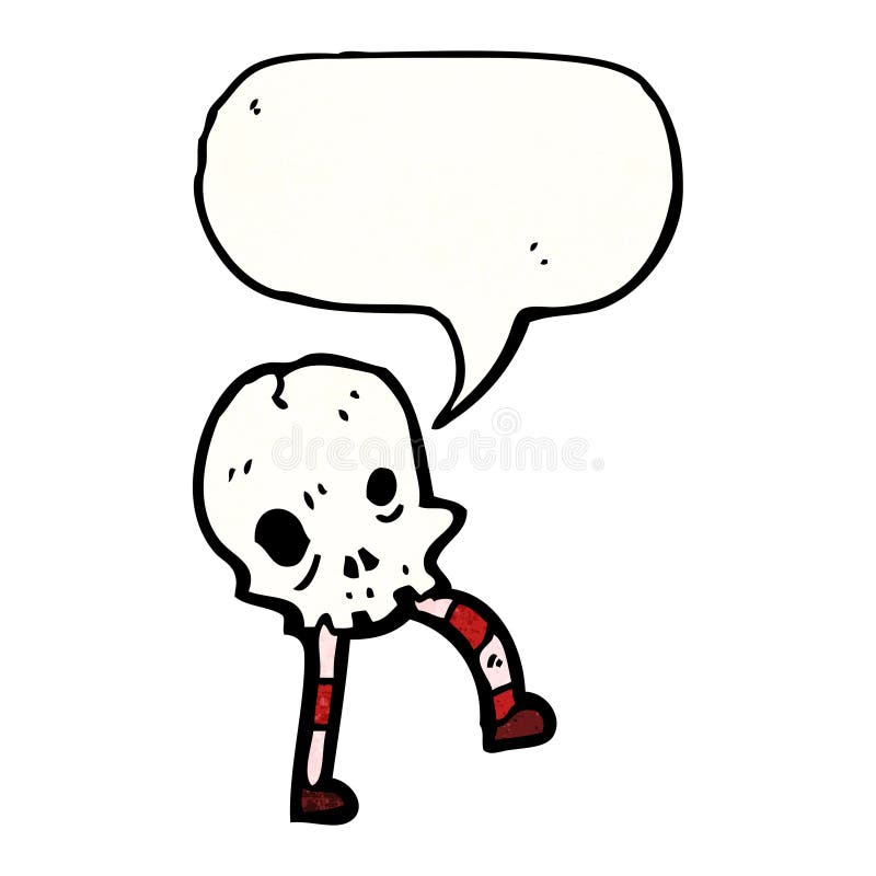 Skull cartoon character stock vector. Illustration of drawing - 38041301