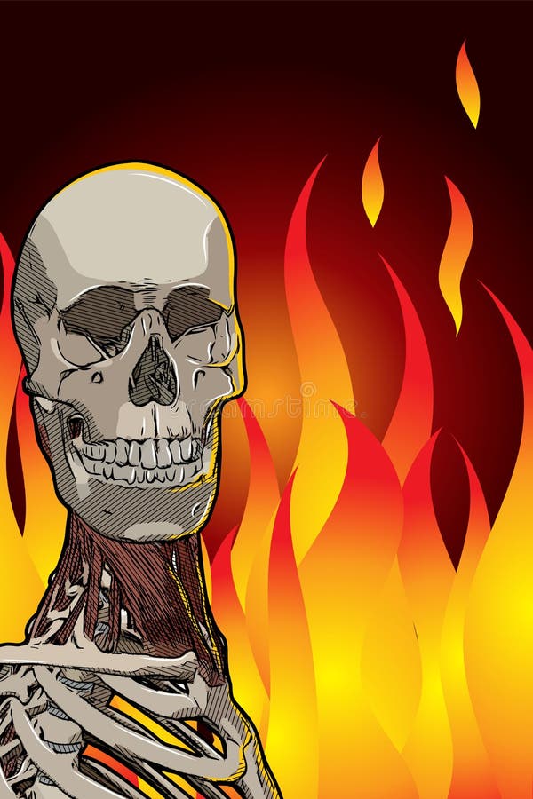 Skull comic illustration. stock vector. Illustration of drawn - 159567038