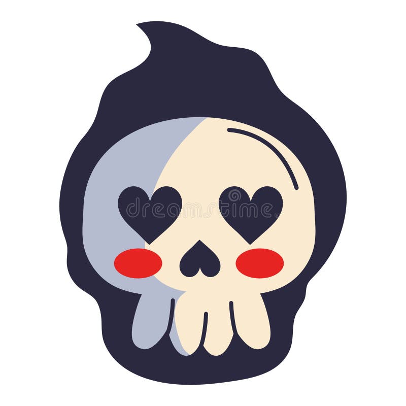 Skull creatures emoji stock vector. Illustration of spooky - 353651318