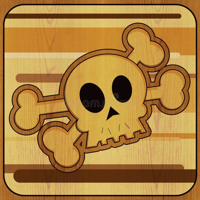 Skull & Crossbones stock illustration. Illustration of halloween - 2773151