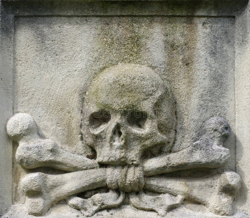 Skull and Crossbones Crossed Stock Image - Image of religion ...