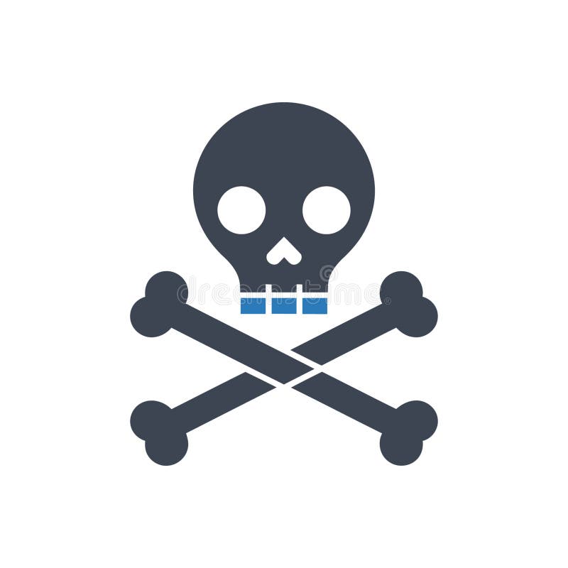 Skull Danger Icon stock vector. Illustration of danger - 361910923