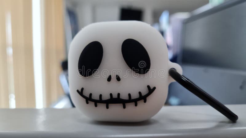 A skull face in the office stock image. Image of office - 219207801