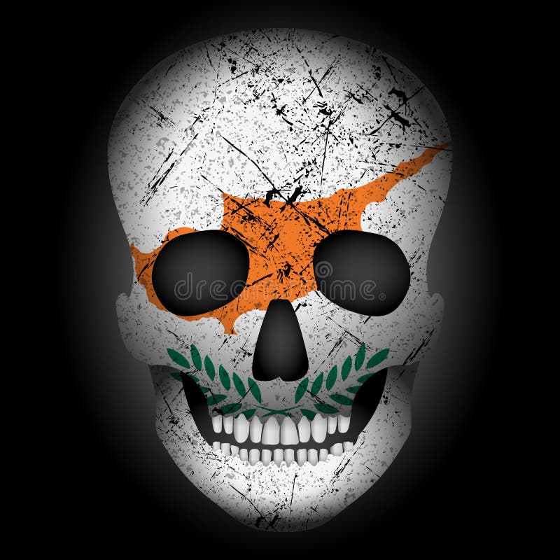 Flag of Cyprus Background O Texture, Color Pencil Effect. Stock ...