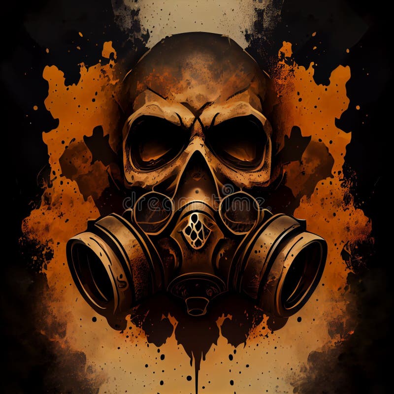Skull Gas Mask Wallpaper