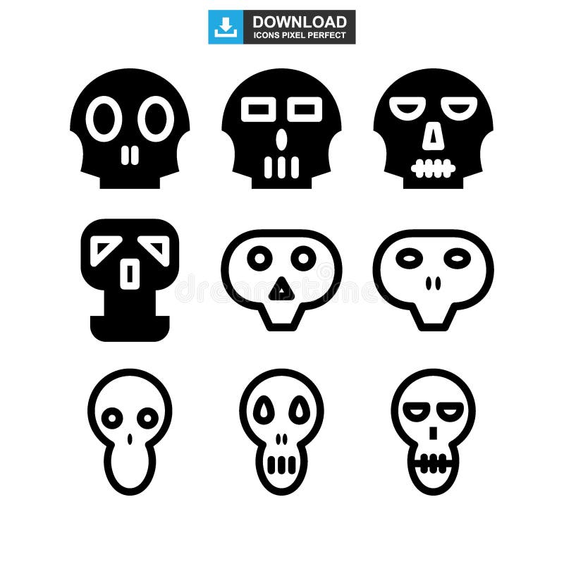 Skull Icon or Logo Isolated Sign Symbol Vector Illustration Stock ... Skull Icon or Logo Isolated Sign Symbol Vector Illustration Stock ...