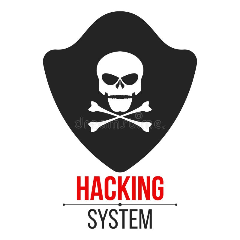 Hacker Attack Skull Background Stock Illustrations – 797 Hacker Attack ...