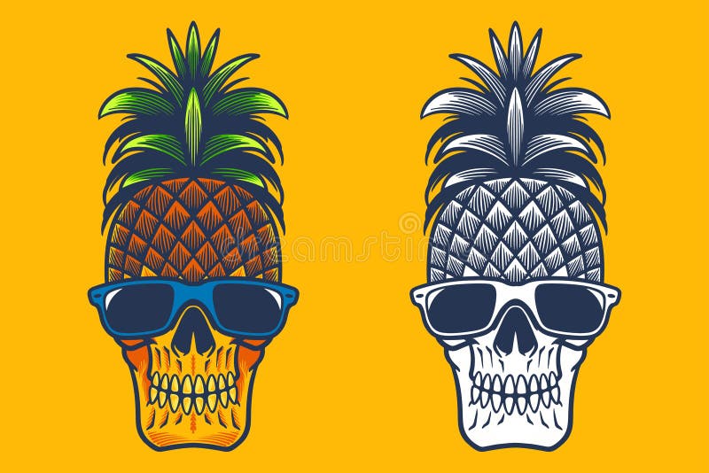 Skeleton Pineapple Stock Illustrations – 71 Skeleton Pineapple Stock ...