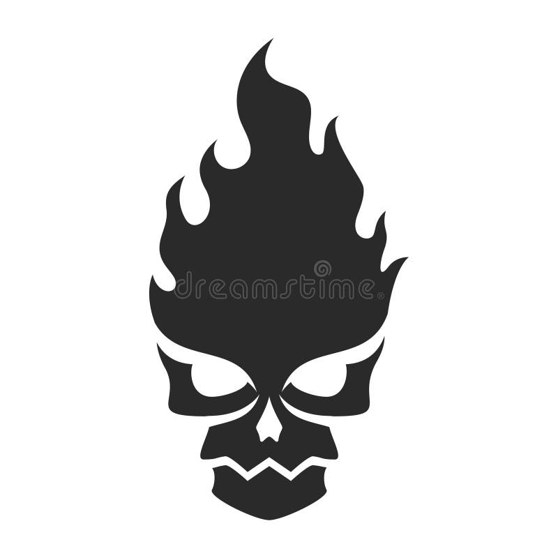 Skull logo vector stock vector. Illustration of evil - 142125825