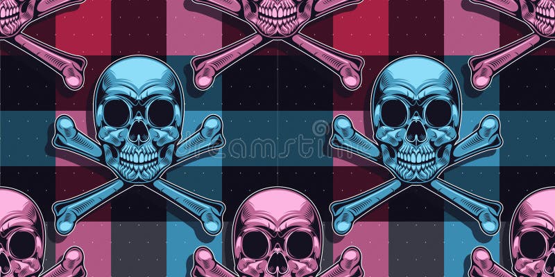 Skull Patterns 20 stock vector. Illustration of devil - 272026754