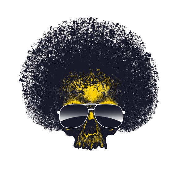 Skull Reggae Graphic Design. Stock Vector - Illustration of hand ...