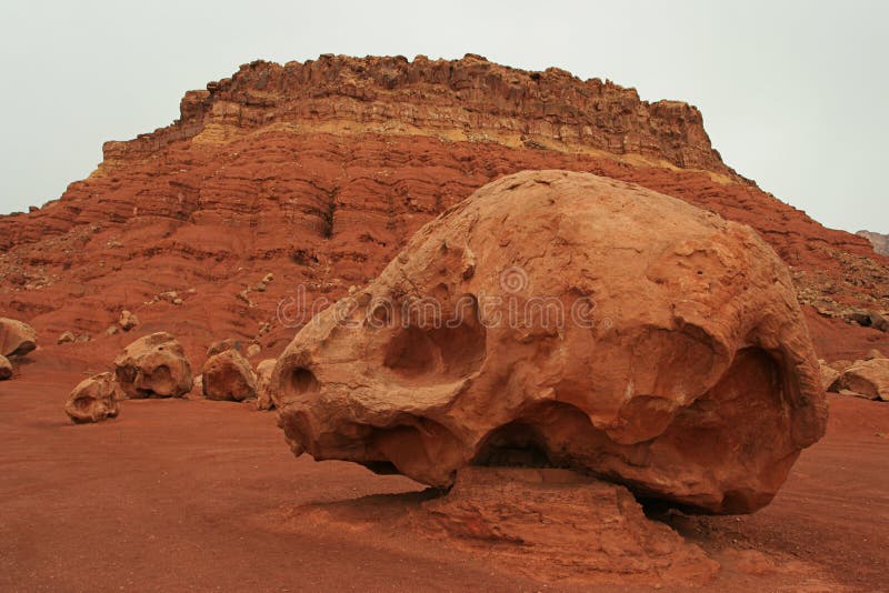 Skull rock stock image. Image of arizona, layer, rock - 1149359