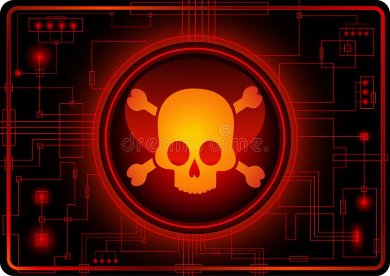 Skull sign stock vector. Illustration of design, deadly - 11344313