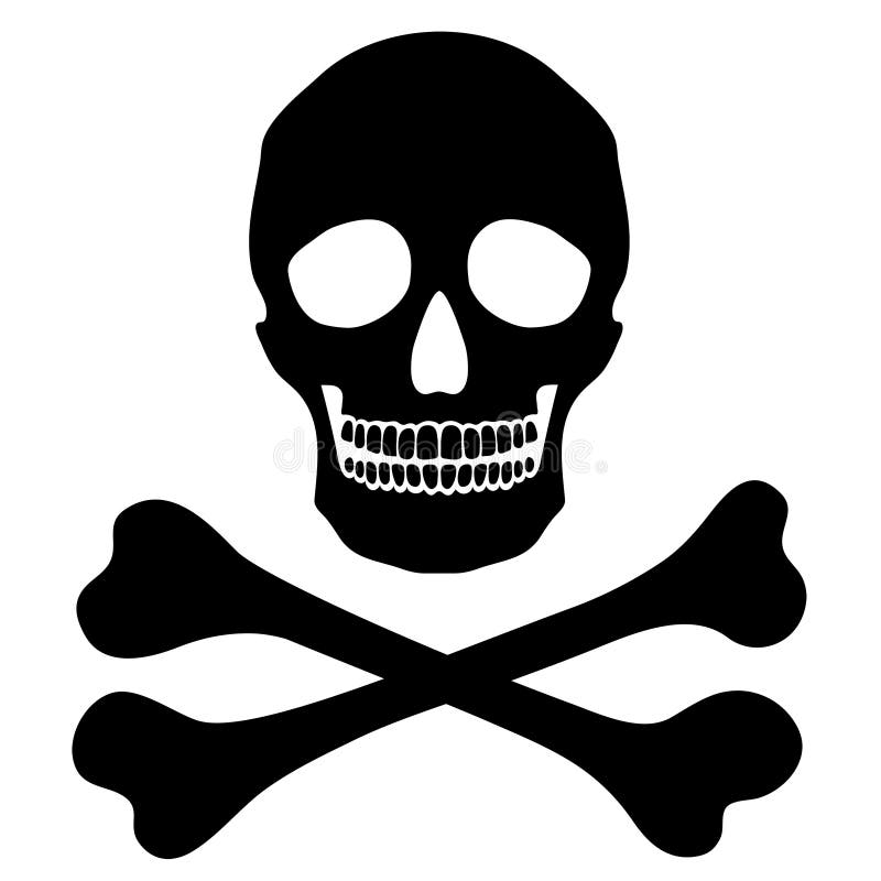 Skeleton Danger Sign Stock Illustrations – 16,781 Skeleton Danger Sign ...