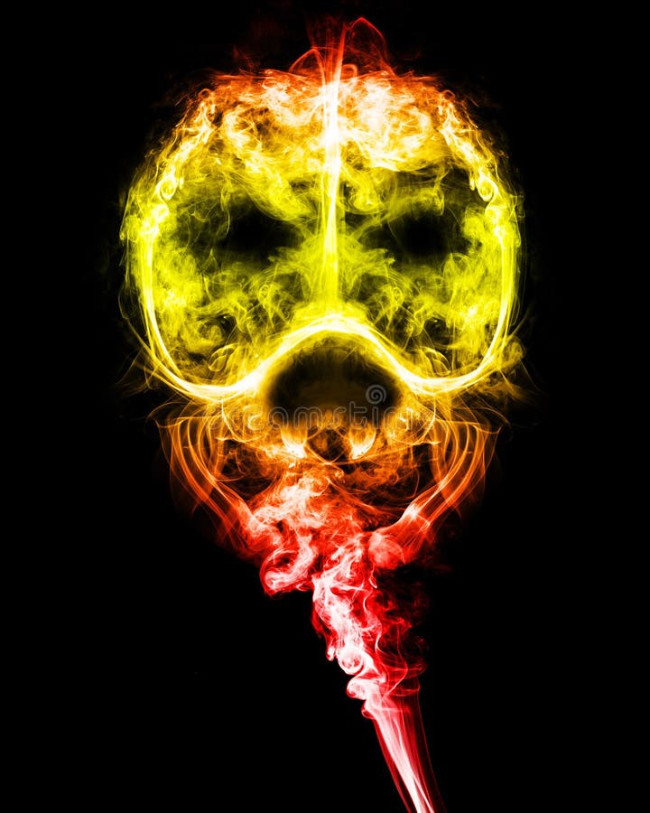 Skull of smoke stock photo. Image of rising, curve, incense - 28133146