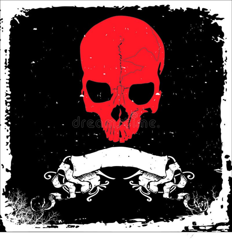 Skull With Text Area Picture. Image: 5901461