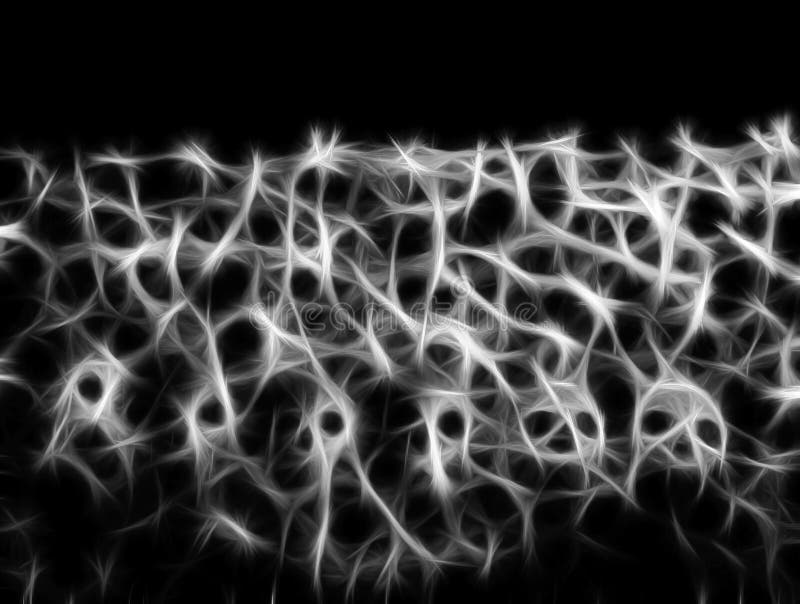 Skulls and Bones, Large Abstract Painting Stock Photo - Image of ...