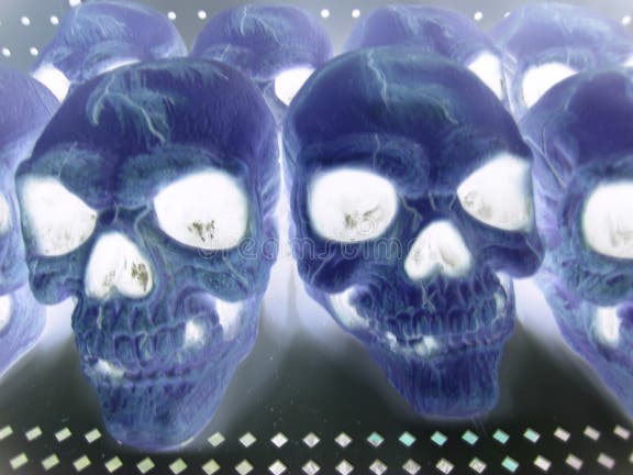 Skulls, negative stock photo. Image of scare, skull, october - 246450