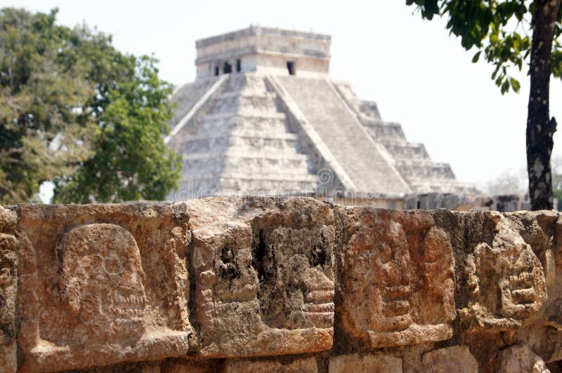Mayan Ruins at Chichen Itza, Mexico Stock Image - Image of great, itza ...