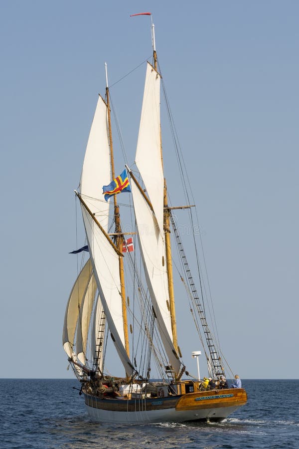 Skuner Albanus zdjęcie stock editorial. Obraz złożonej z replika - 33101683