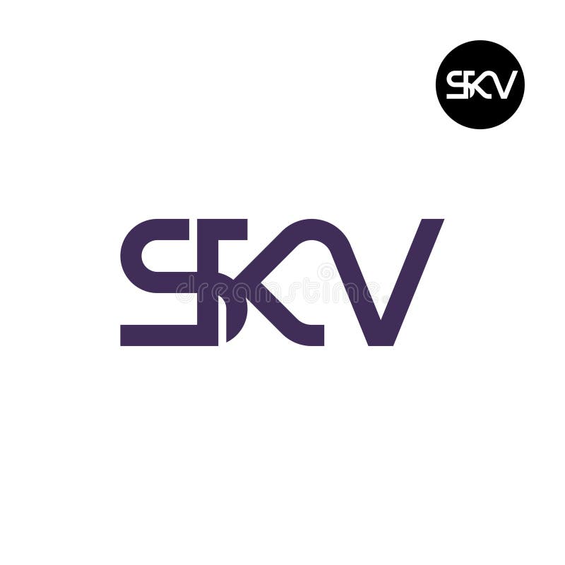 Skv Monogram Stock Illustrations – 12 Skv Monogram Stock Illustrations ...