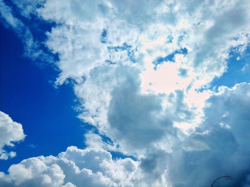 Sky stock photo. Image of light, blue, sunshine, warm - 162891964