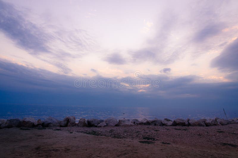 Sky above ocean stock photo. Image of wave, water, horizon - 60584906