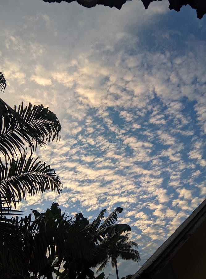 The Sky in the Afternoon is Very Beautiful and Nice Stock Photo - Image ...