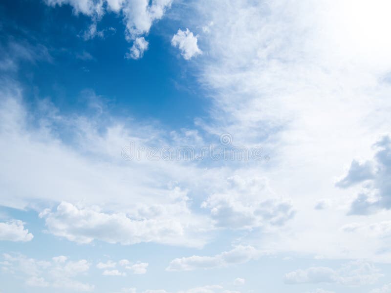 Sky Atmosphere Good Weather Stock Photo - Image of beautiful, clouds ...