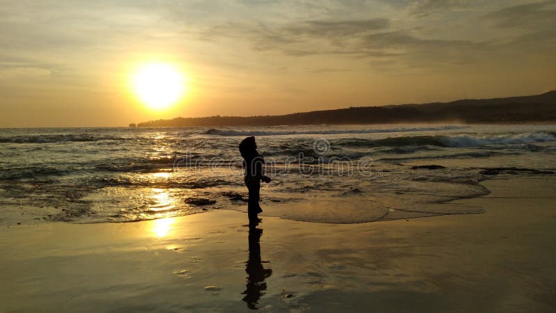 The sky is back in action stock photo. Image of ocean - 278201000