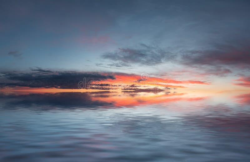 Sky Background in the Evening Stock Photo - Image of dawn, abstract ...